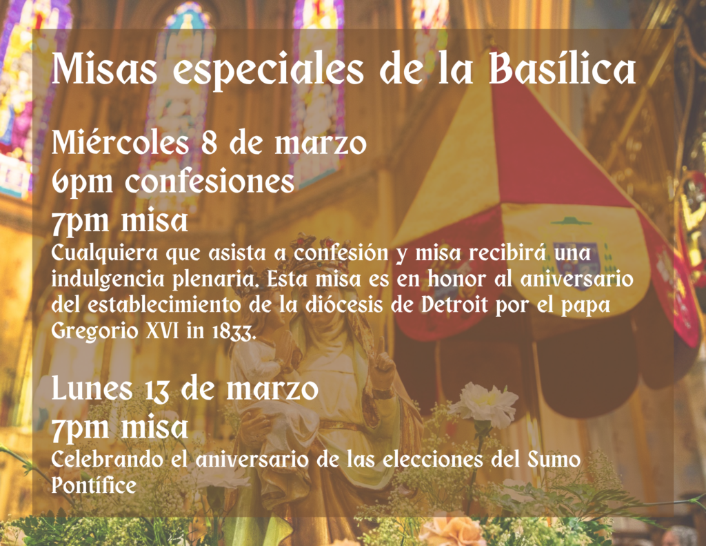 Spanish March Masses - Sainte Anne de Detroit
